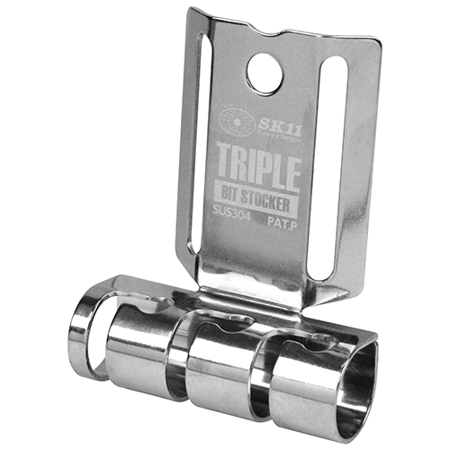「SK11 トリプルビットストッカー SSTH-TBS シルバー」（4977292115506） | 藤原産業株式会社のメーカーカタログ情報詳細【職人さんドットコム】